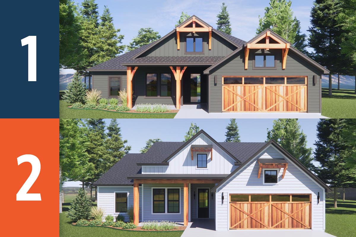 Plan 819008JSSB: HomeBuilder's ProSpec Pack: 2 Versatile House Plans ...