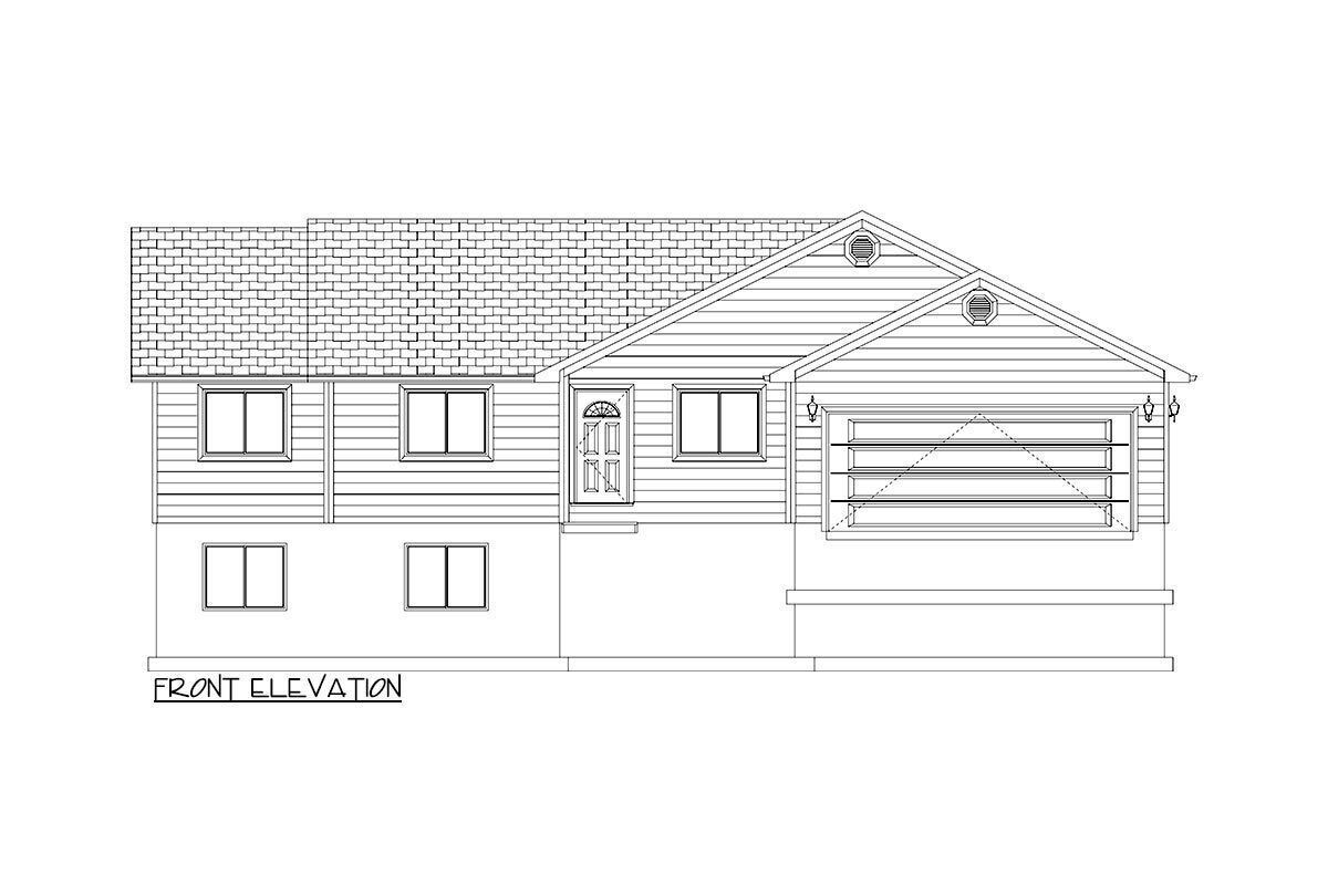 1660 Square Foot 3 Bed Traditional One-Story House Plan - 61448UT ...