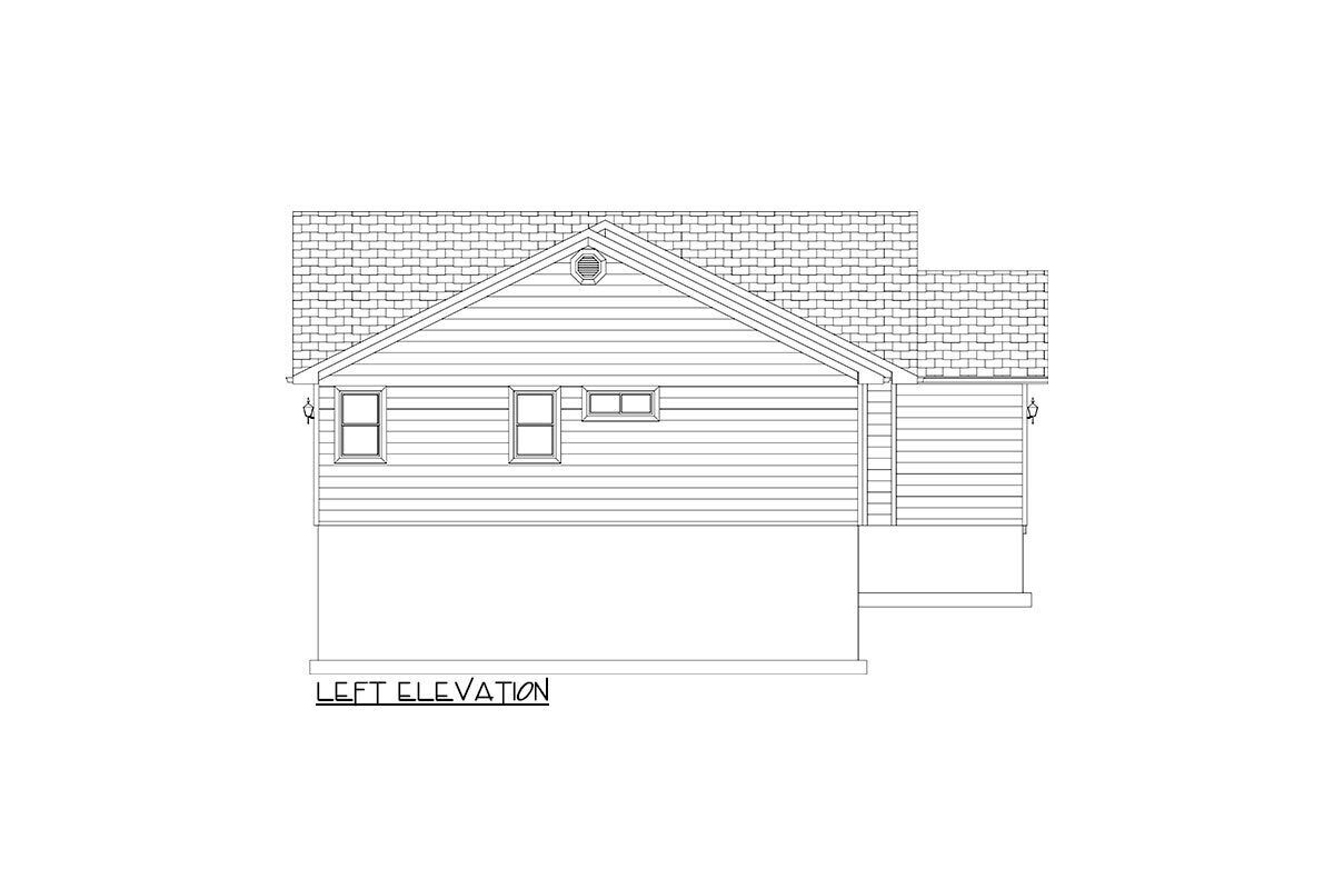 1660 Square Foot 3 Bed Traditional One-Story House Plan - 61448UT ...