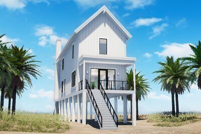 3 Story Raised Beach Houses