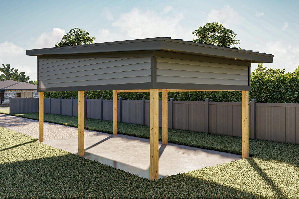 Traditional Style Carport Plan - 623263DJ | Architectural Designs ...