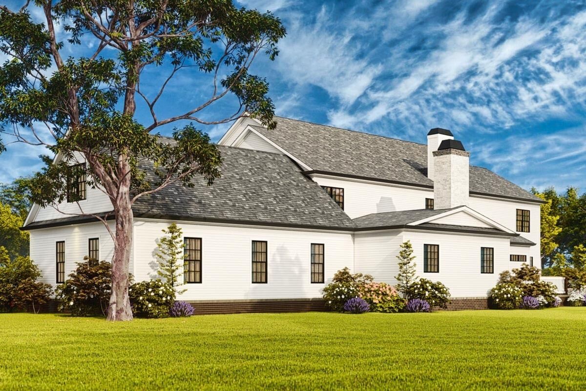 6 Bed Traditional Country Home Plan with Formal Dining Room - 25816GE ...