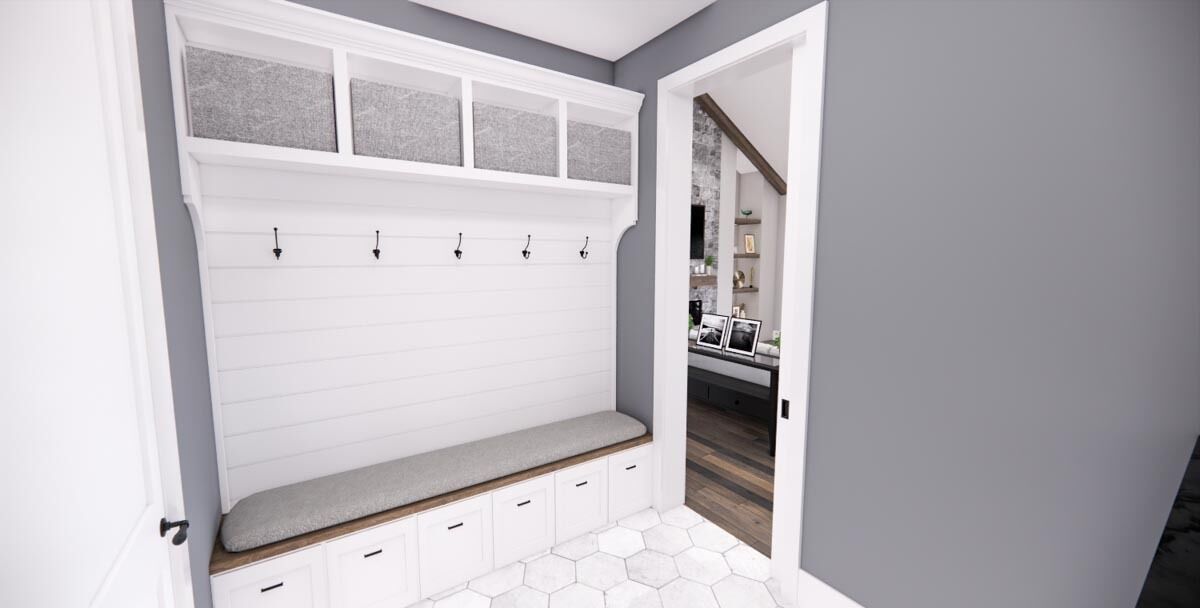 2030 Square Foot New American Farmhouse Plan with 4 Bedrooms - 14777RK ...