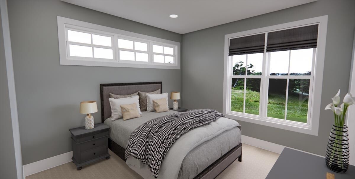 2030 Square Foot New American Farmhouse Plan with 4 Bedrooms - 14777RK ...