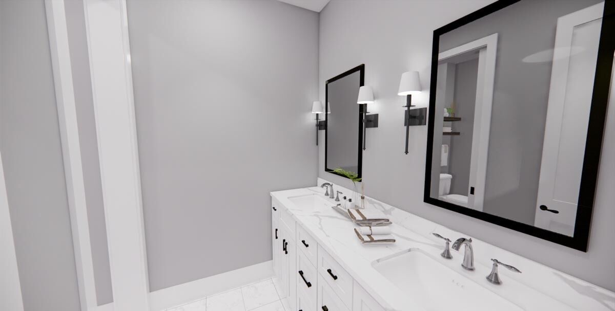 2030 Square Foot New American Farmhouse Plan with 4 Bedrooms - 14777RK ...