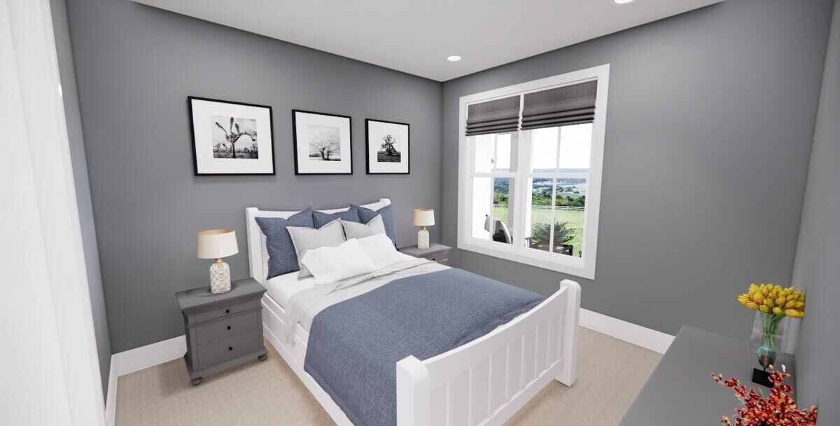 2030 Square Foot New American Farmhouse Plan with 4 Bedrooms - 14777RK ...