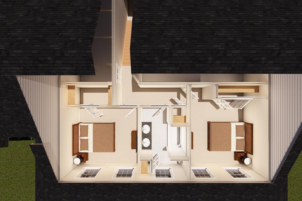 Sprawling Multi-Generational Farmhouse Plan Under 5000 Square Feet ...