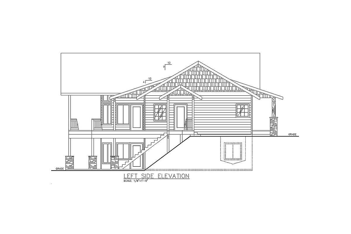 Mountain House Plan with Up To Four Bedrooms - 35511GH | Architectural ...