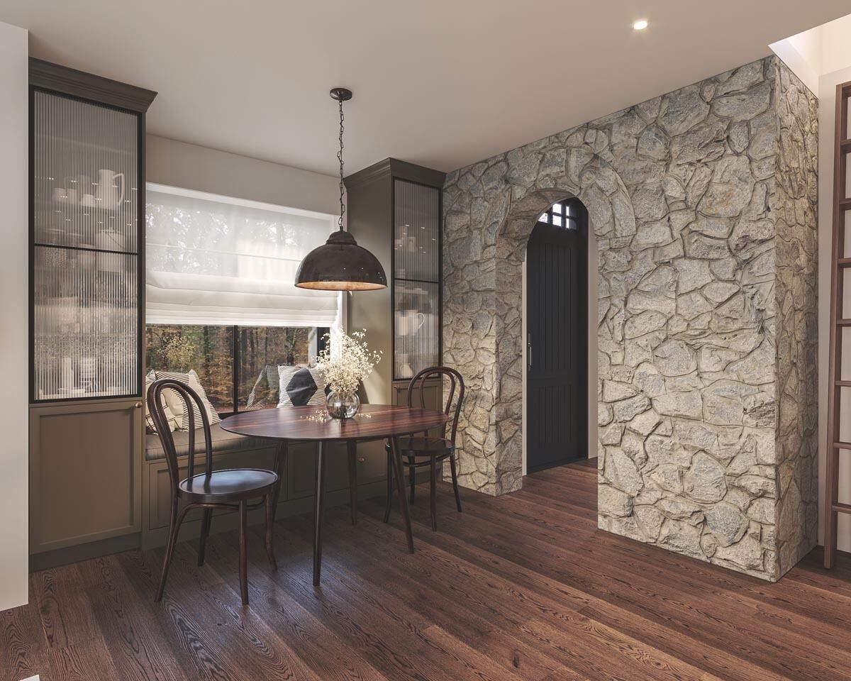 Compact Contemporary Cottage with Upstairs Master Suite with Private ...