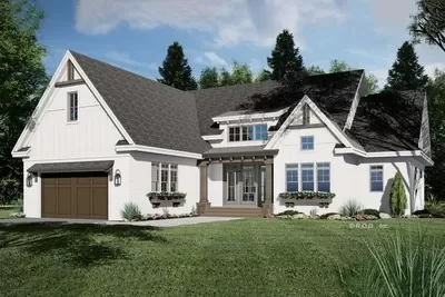 Cost-to-Build Report for Plan 14784RK: 4-Bed Contemporary Farmhouse ...