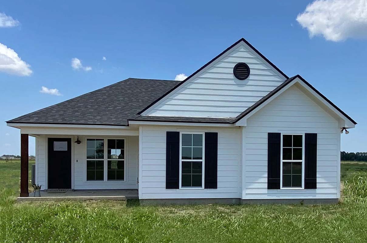 Plan 185000PHD: Country Home Plan with Corner Porch - 1298 Sq Ft