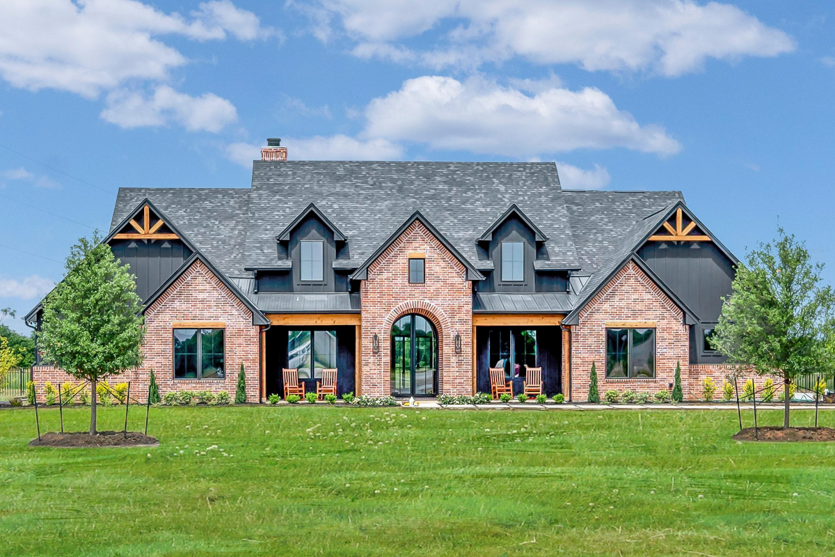 Plan 818112JSS: Transitional House Plan with Perfect Symmetry and Bonus ...