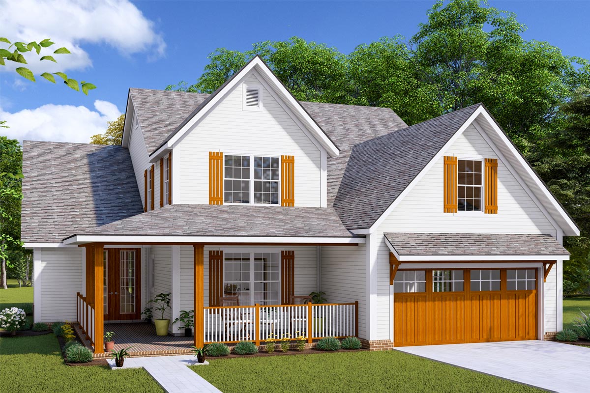 Original Craftsman House Plans Carport