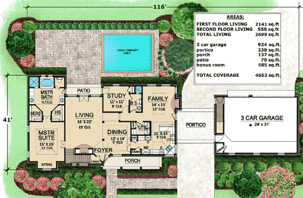 Private Guest Room or In-Law Suite - 36293TX | Architectural Designs ...