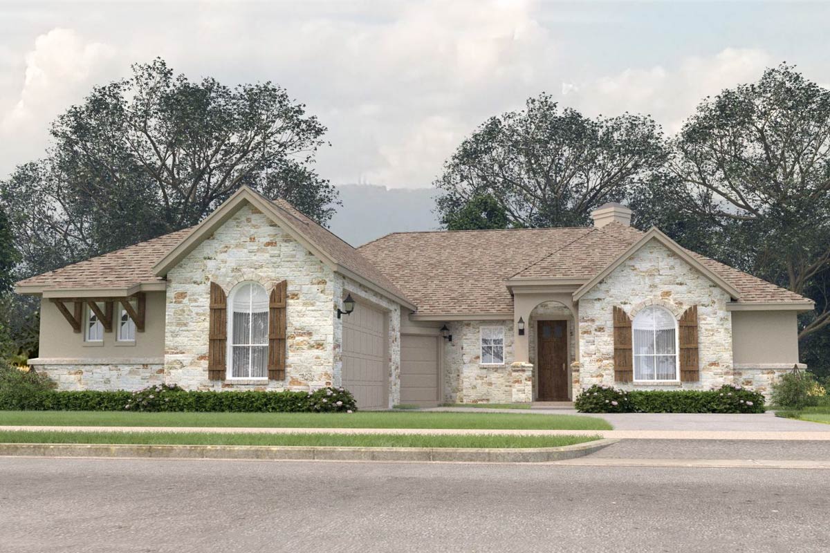 Modification Request for Plan 264145KMD: 3-Bed Ranch House Plan with ...