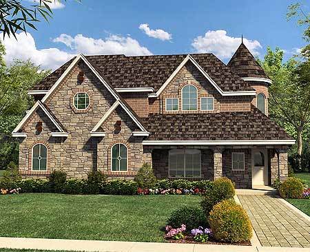 Two-Story Ceilings - 36311TX | Architectural Designs - House Plans