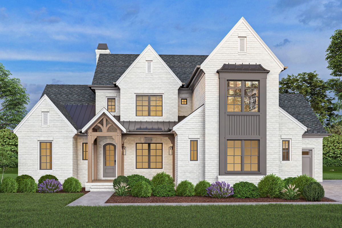 Plan 940006JNK: Two-Story Transitional House Plan with Main Floor ...