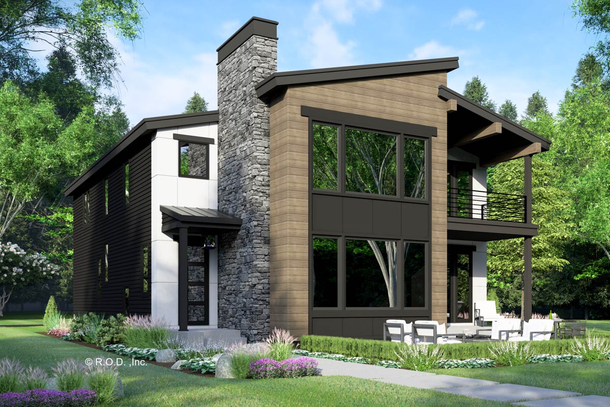 Modification Request for Plan 14817RK: 5-Bed Modern Contemporary House ...
