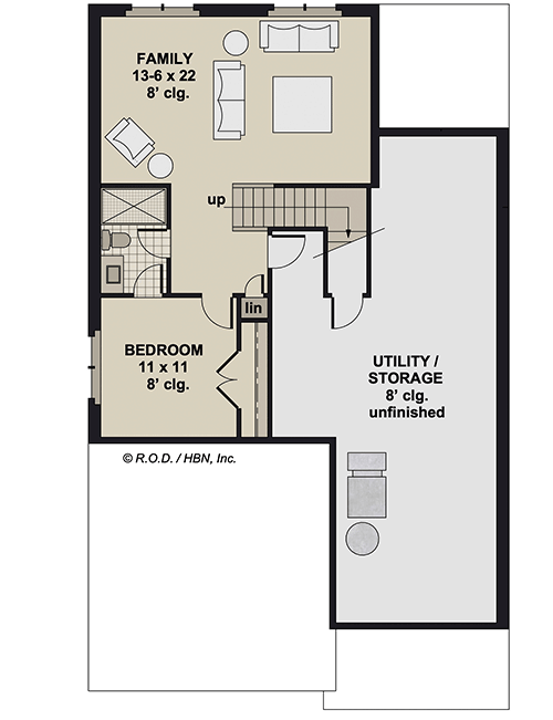 Plan 14999RK: Single-Story Craftsman Ranch House Plan with Optional ...