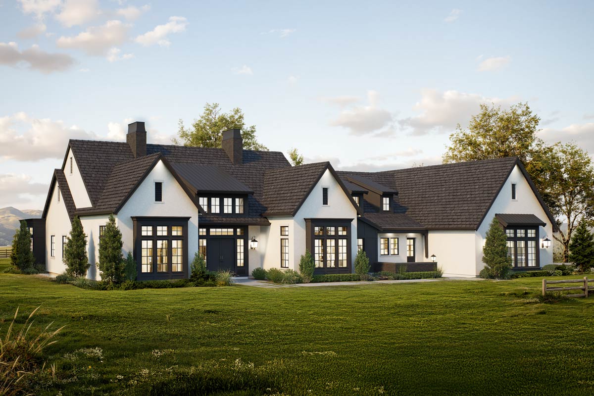Plan 270116AF: Single-Story Transitional House Plan with Optionally ...