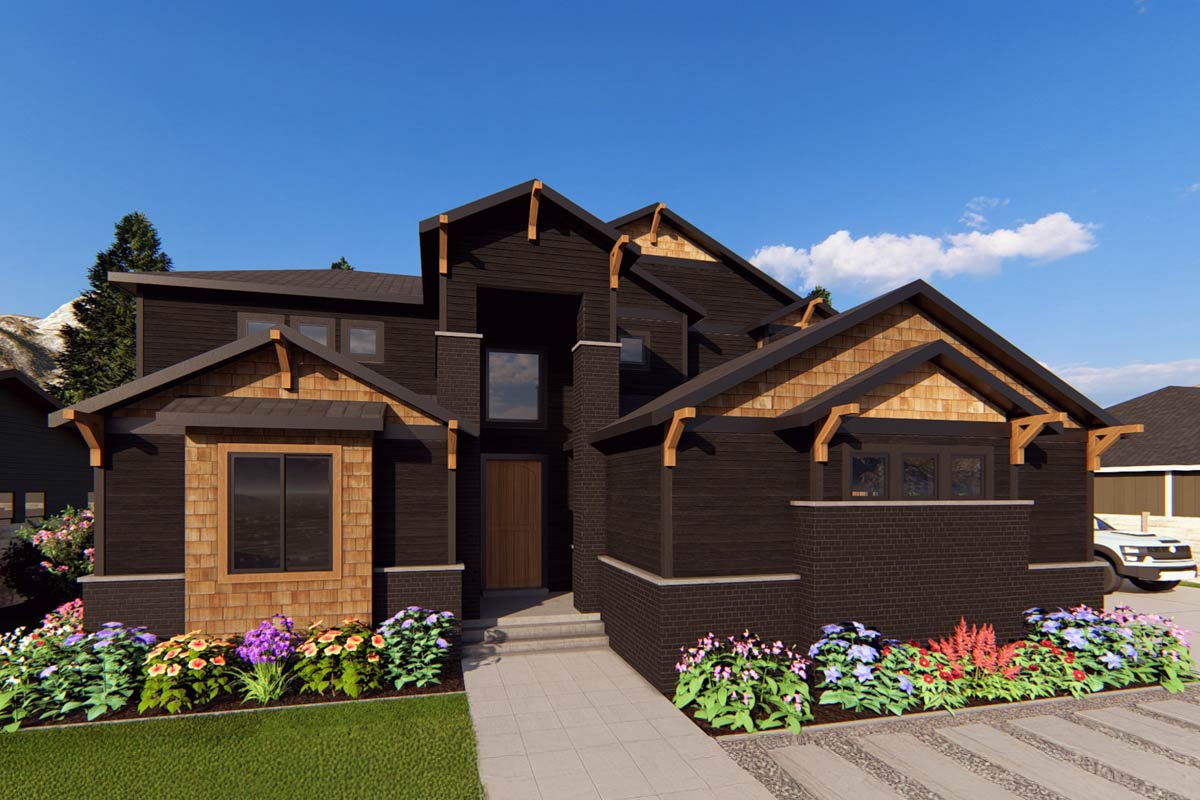 Rustic Country 2 Story Homes Rustic Country House Plan