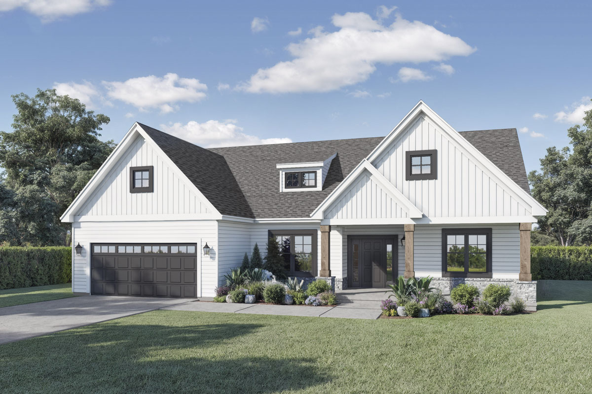 Early American Farmhouse Plans Plan 62830DJ: 5 Bed New American House