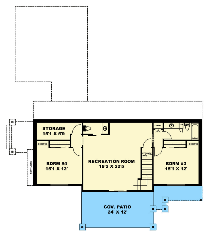 Plan 350136GH: Modern Mountain Retreat with Walkout Basement and ...
