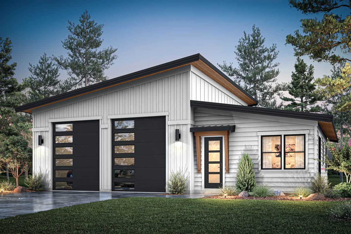 2 Car Attached Garage Transom Two Car Modular Garages Pine Creek