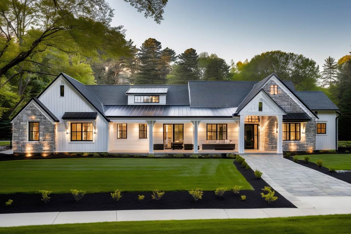 Plan 490141NAH: Contemporary Ranch with Luxurious Amenities and ...