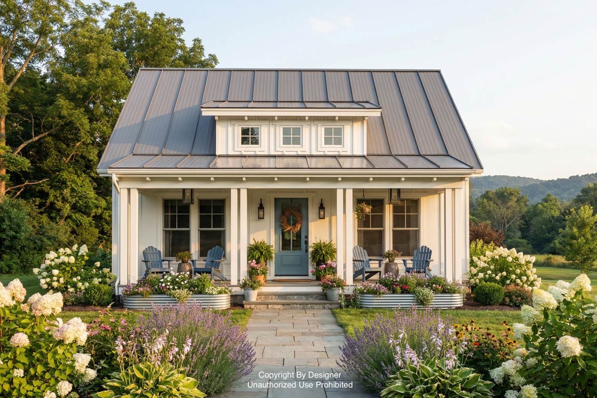 Plan 140025RK: Cozy Cottage Plan with Inviting Porches and Modern Amenities