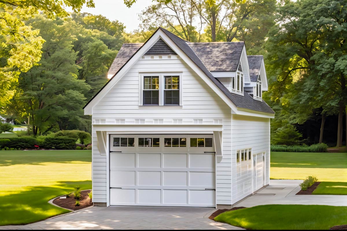 Plan 490163NAH: Garage Plan with Upstairs Attached Apartment and ...