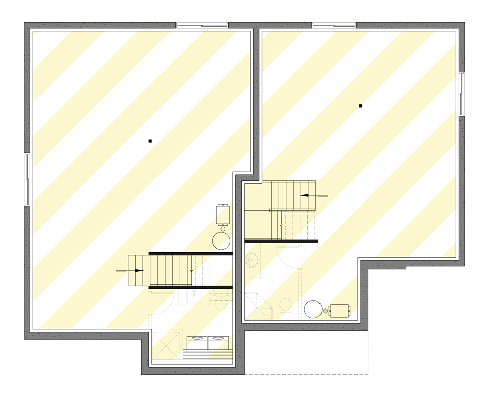 Plan 22707DR: Contemporary Modern Duplex House Plan with Dual Suites ...