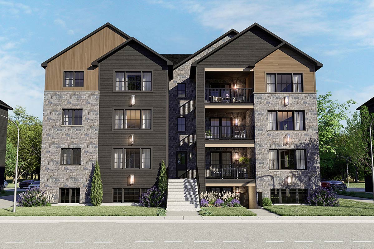 Plan 22719DR: Expansive Multi-Level House Plan with 10 Beds, 8 Baths ...