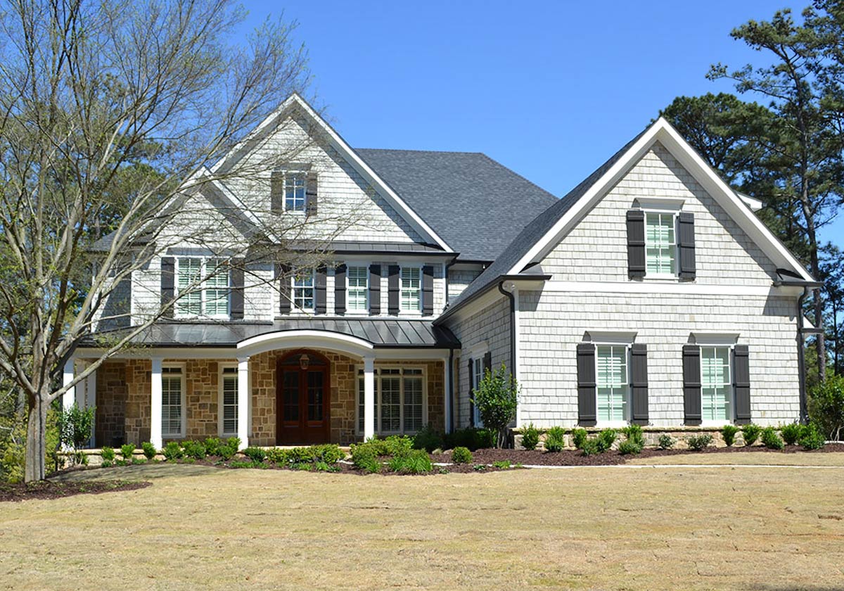 Plan 29932RL: Stately Modern Colonial House Plan with Master on Main ...