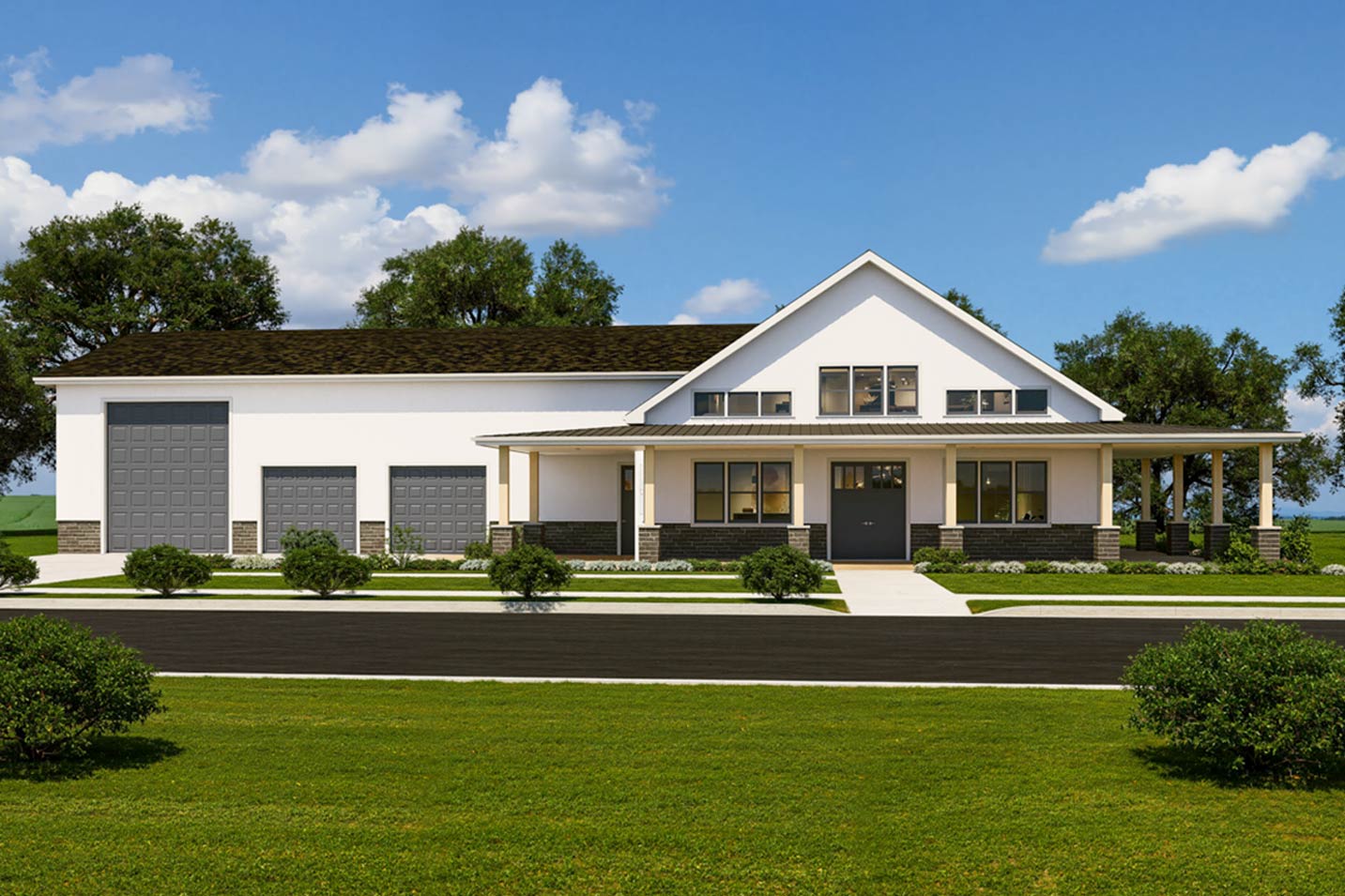 Modification Request for Plan 850022PKE: 3 Bedroom Modern Barndominium ...