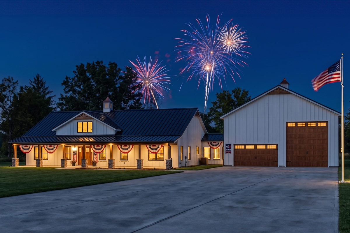 Plan 405164FDC: Barndominium House Plan with 3 Bedrooms and Attached ...