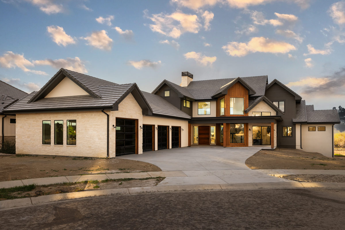 Plan 95381RW: Modern Luxury Four Bedroom House Plan with Four Car Garage