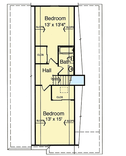 Plan 39052ST: Eye-Catching Narrow Lot Design