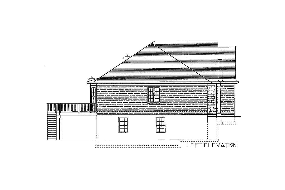 One-Story House Plan with Grand Openings - 1860 Sq Ft - 3971ST ...