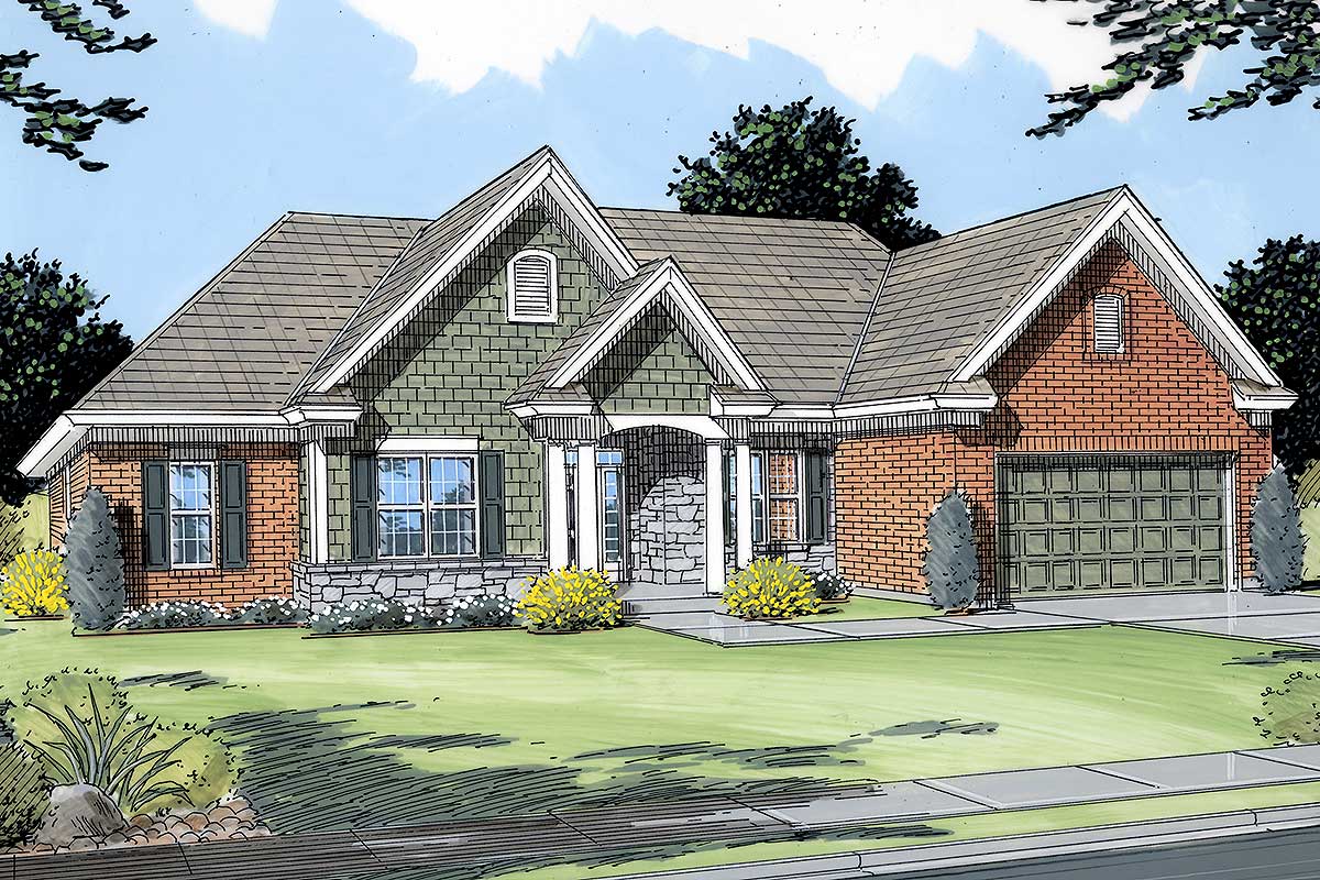 Plan 3971ST: One-Story House Plan with Grand Openings - 1860 Sq Ft