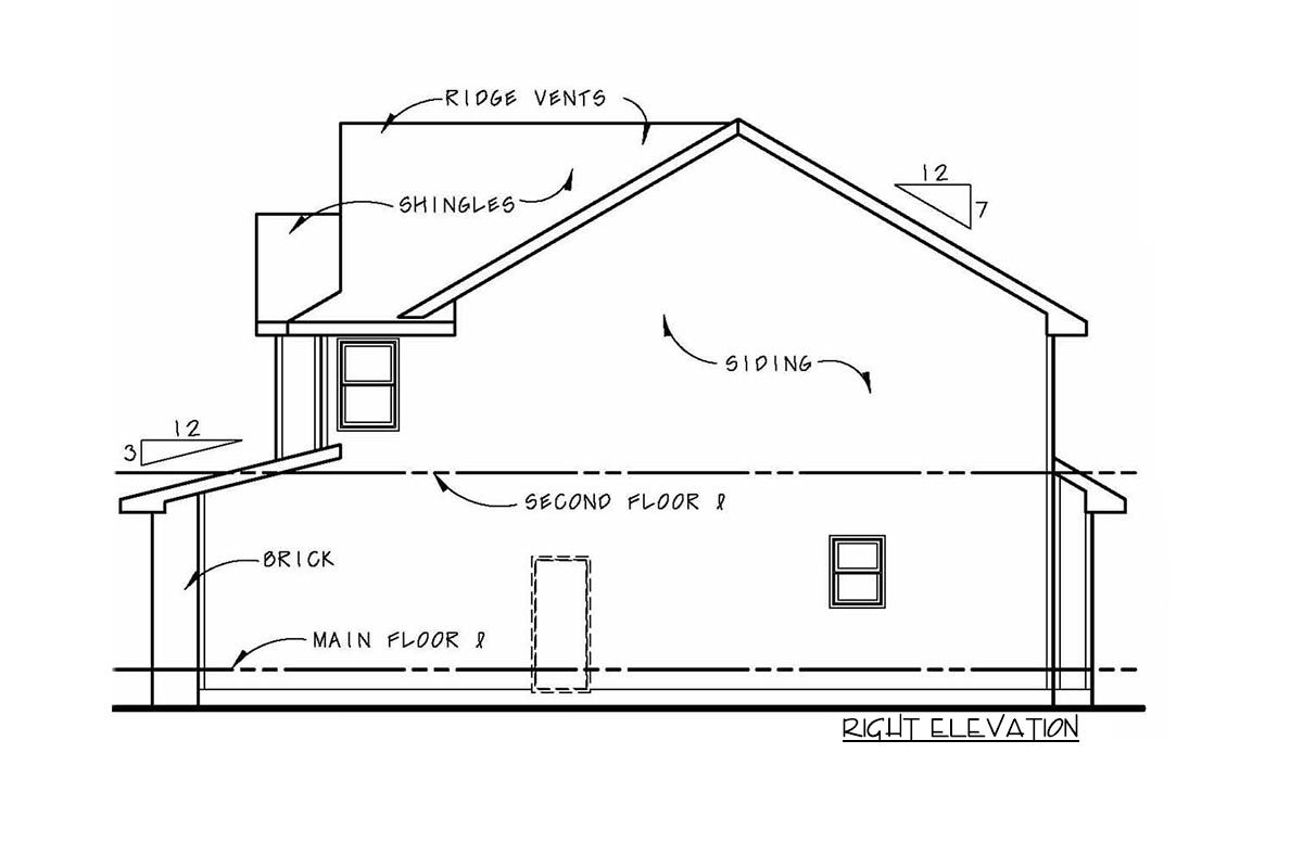 4 Bedrooms And A Flex Room - 40626DB | Architectural Designs - House Plans