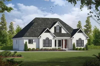 Cost-to-Build Report for Plan 41976DB: County Style Home Plan with Two ...