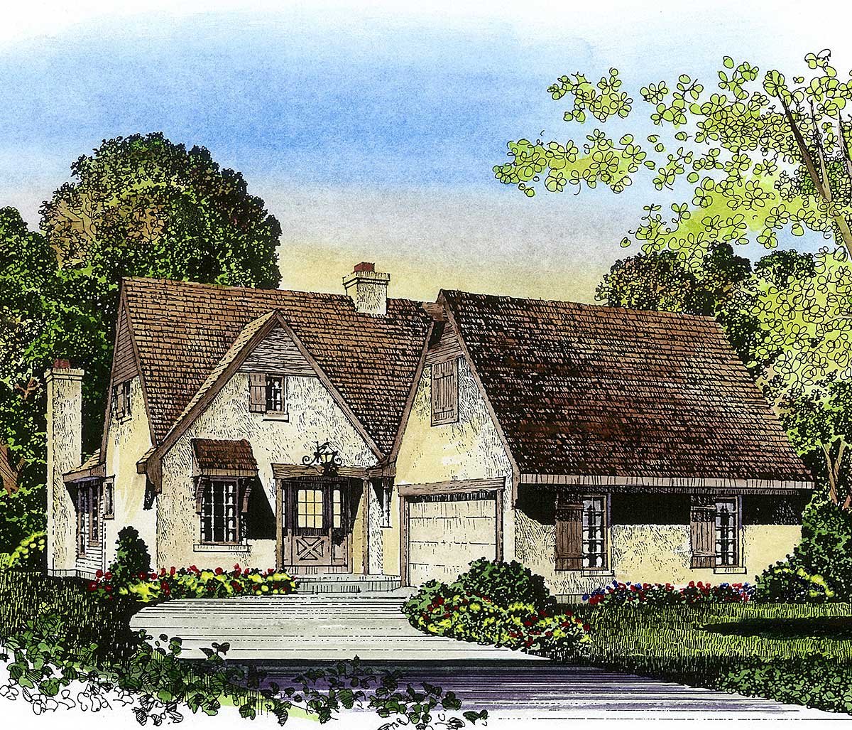 English Cottage Living House Plans