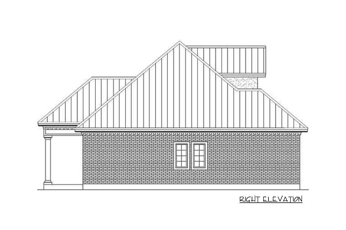 Southern Cottage With Exterior Options - 46058HC | Architectural ...