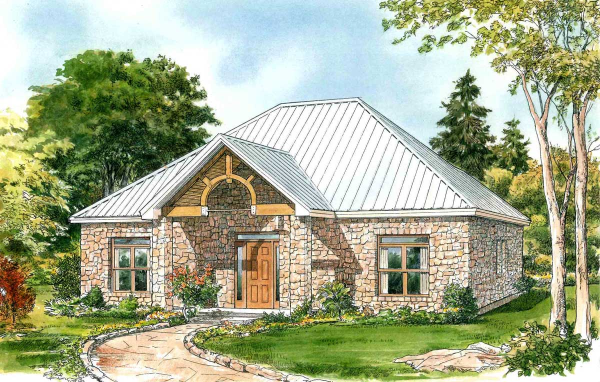 Modification Request for Plan 46062HC: Hill Country Cottage With ...