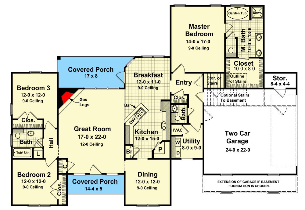 Beautiful Split Bedroom House Plan - 5121MM | Architectural Designs ...