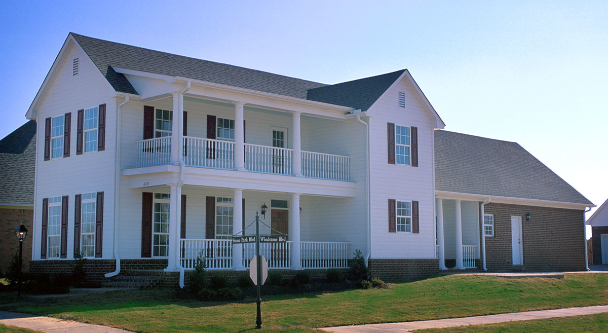 Southern Charleston Style House Plan with Stacked Porches - 59273ND ...