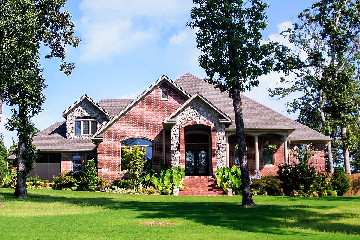 Plan 59527ND: Lovely 4-Bed Home Design with Safe Room