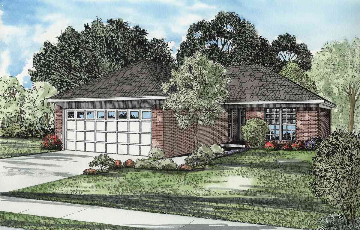Gorgeous Brick Home Plan - 59588ND | Architectural Designs - House Plans