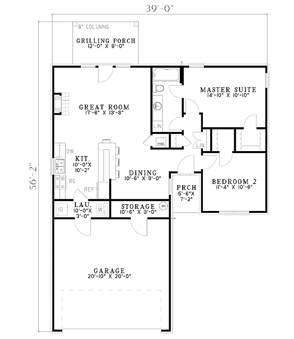Gorgeous Brick Home Plan - 59588ND | Architectural Designs - House Plans